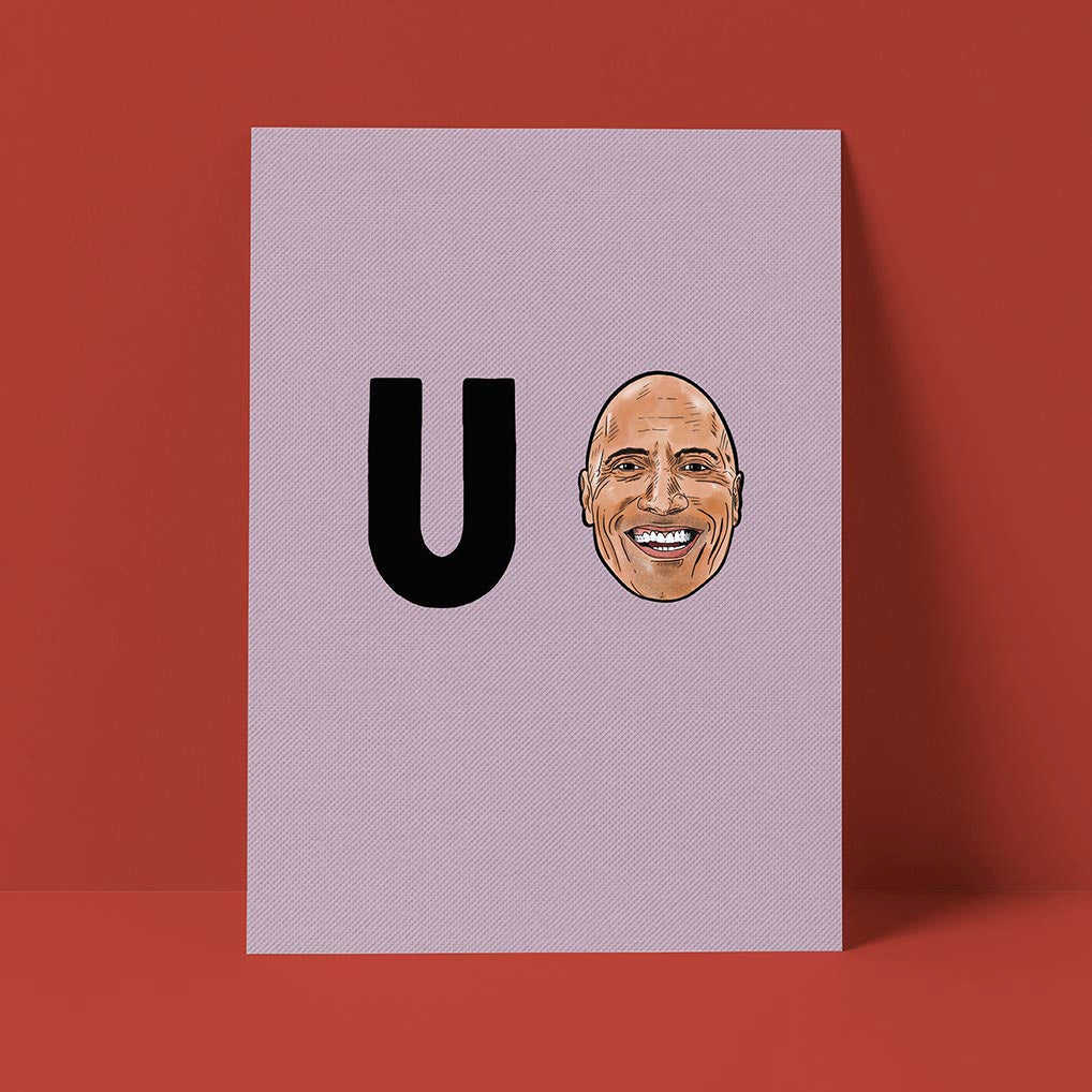 U Rock Card - Pretty Good Cards